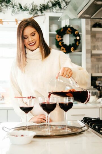 Simple, Special Recipes for Life's Rosy Moments - White Kitchen Red Wine