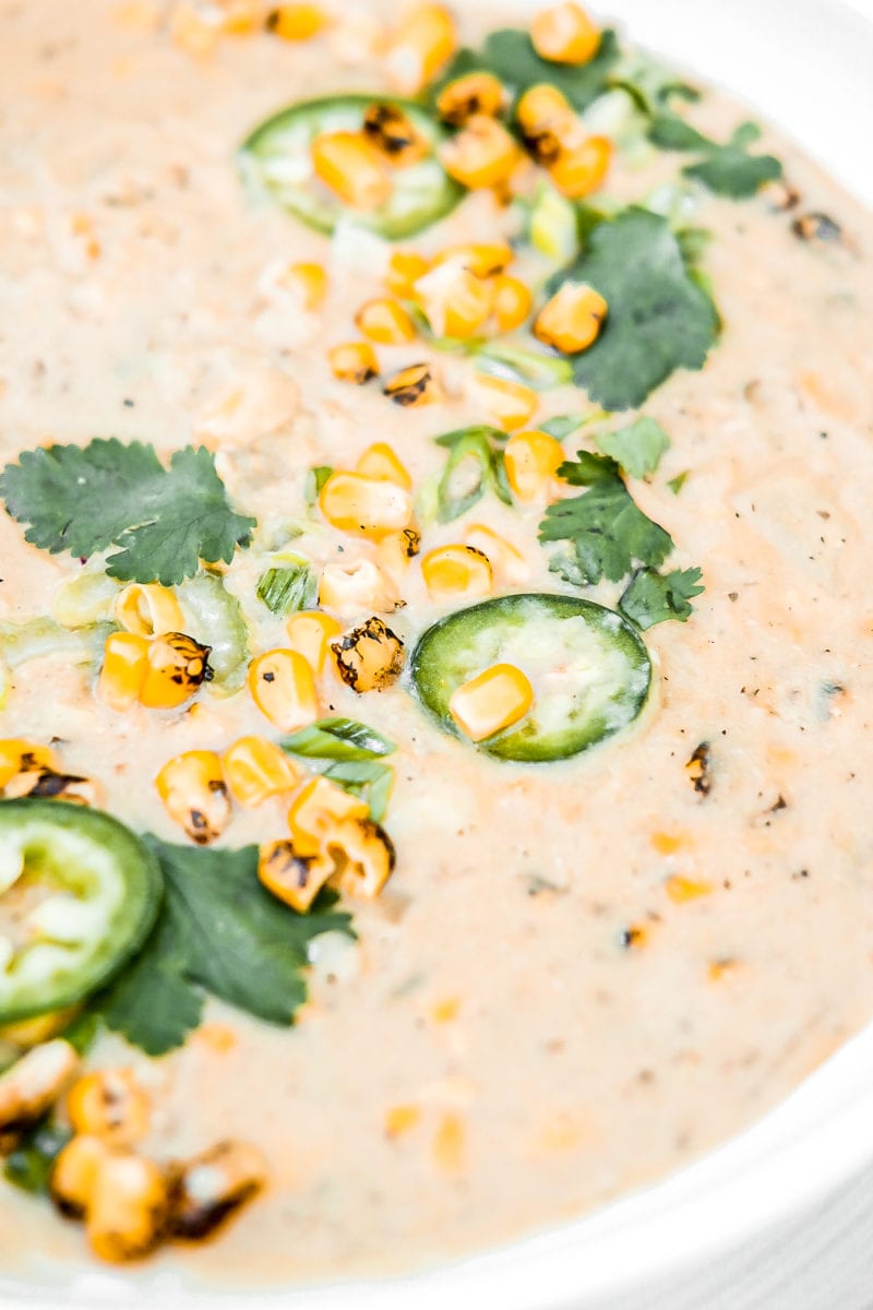 Roasted Corn Chowder - Delicious Sweet Roasted Corn Soup