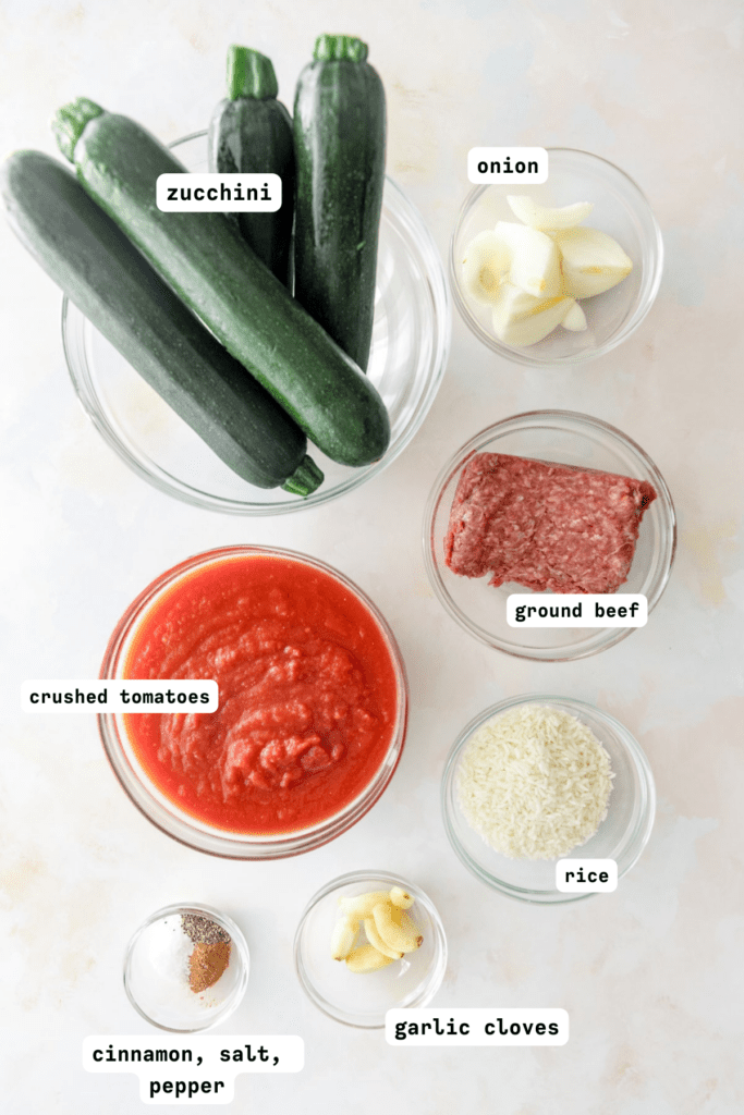 Lebanese Kousa Mahshi (Stuffed Zucchini Squash!) - White Kitchen Red Wine