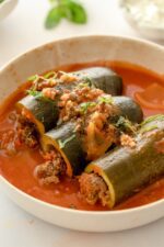 Lebanese Kousa Mahshi (Stuffed Zucchini Squash!) - White Kitchen Red Wine