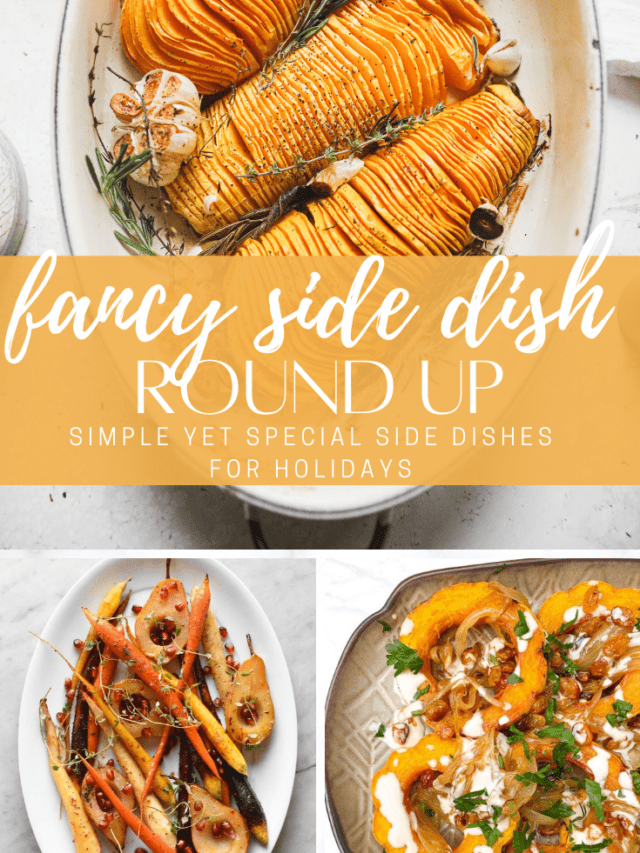 Fancy Vegetable Side Dishes - White Kitchen Red Wine