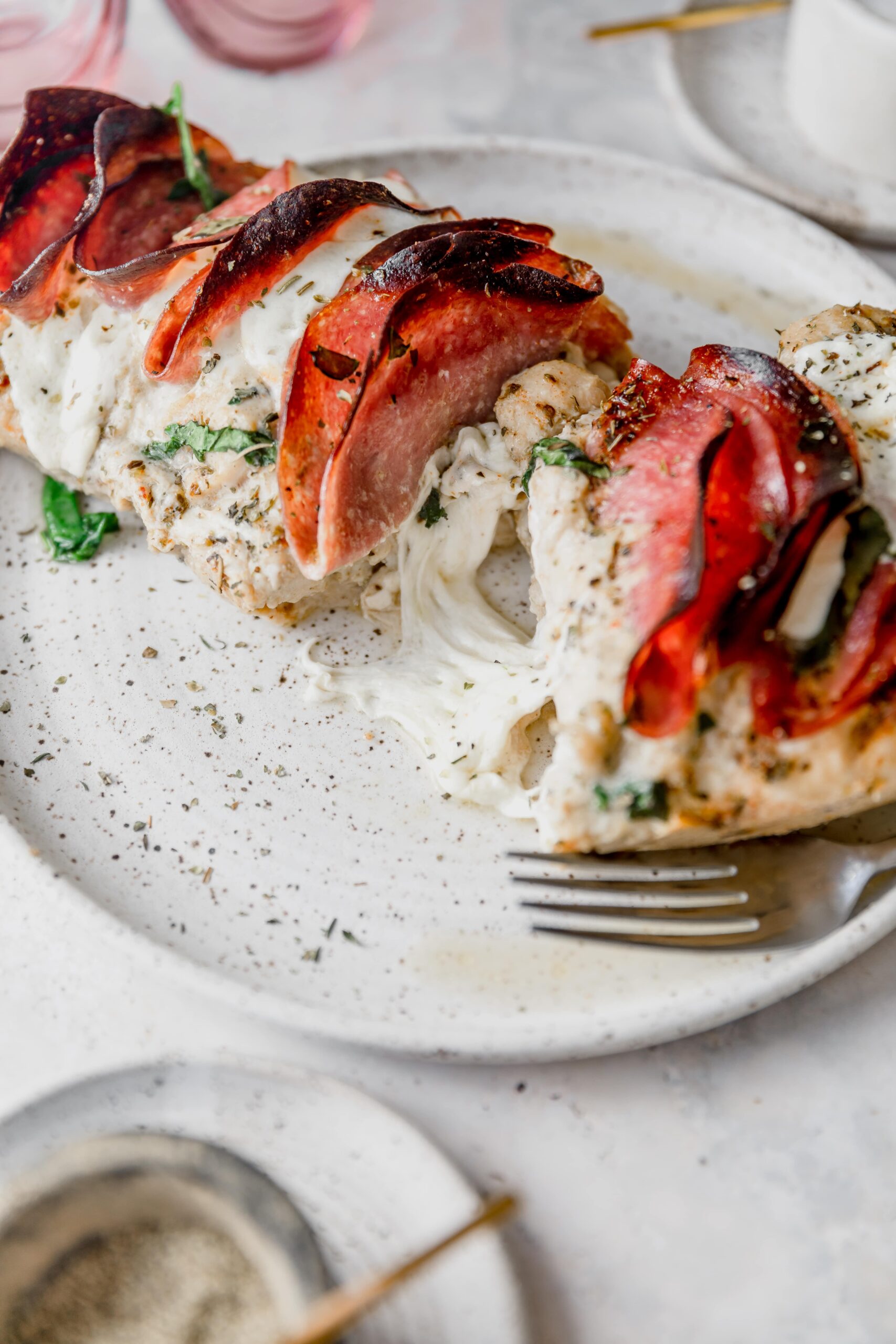 Easy Weeknight Pizza Stuffed Turkey Tenderloin