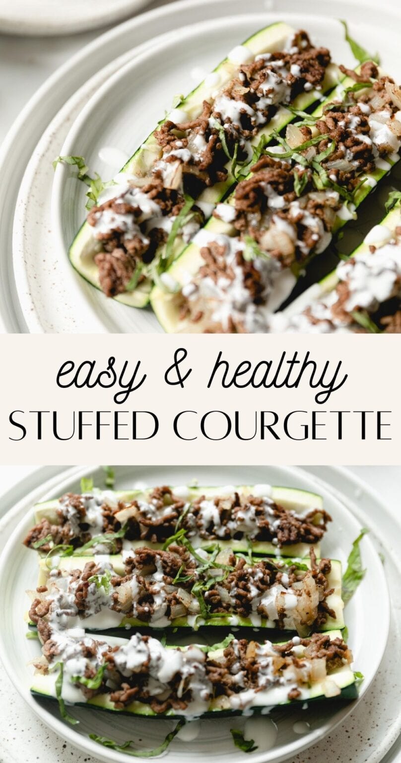 Stuffed Courgettes - An Easy Stuffed Squash Recipe