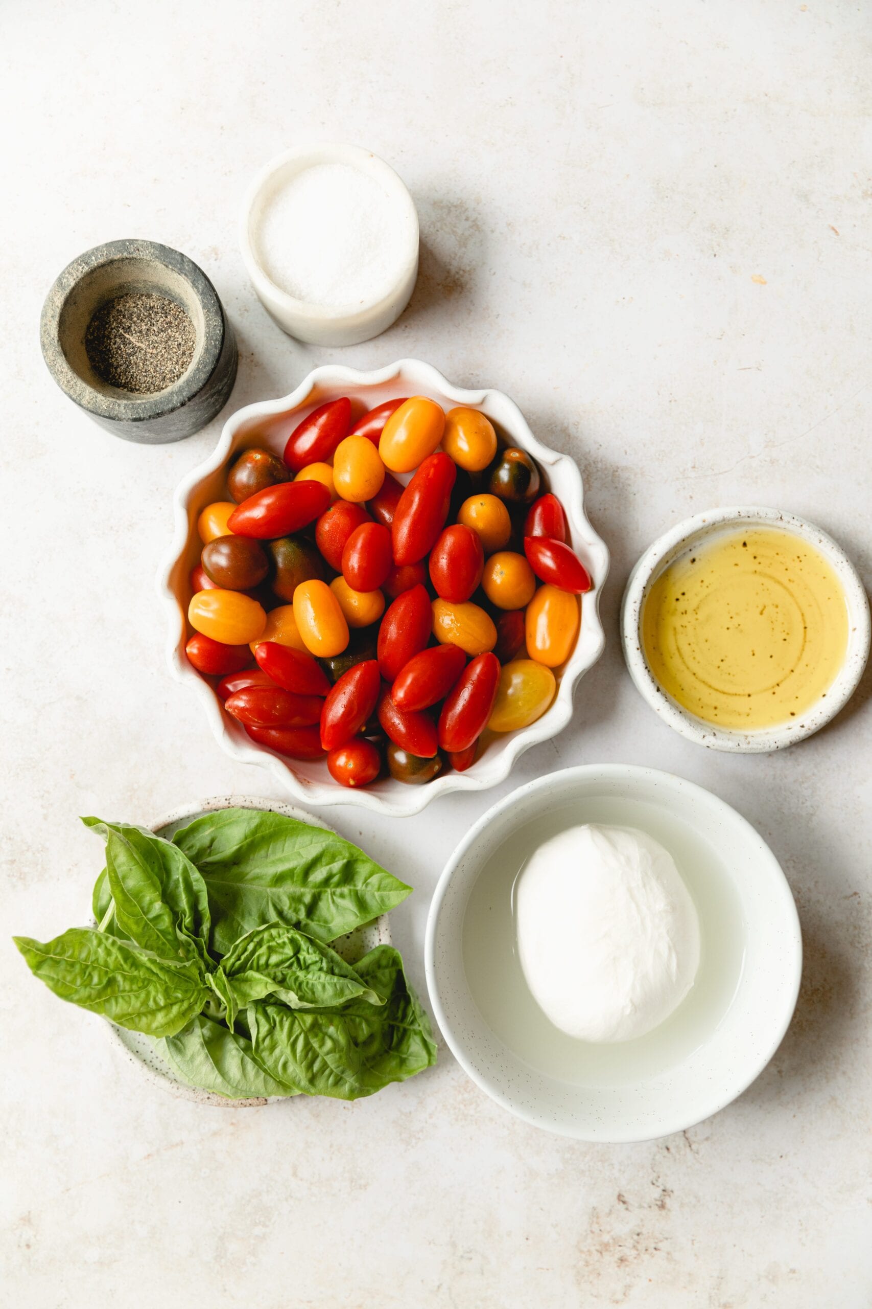 Blistered Tomatoes With Basil and Burrata - Easy & Flavorful Tomatoes