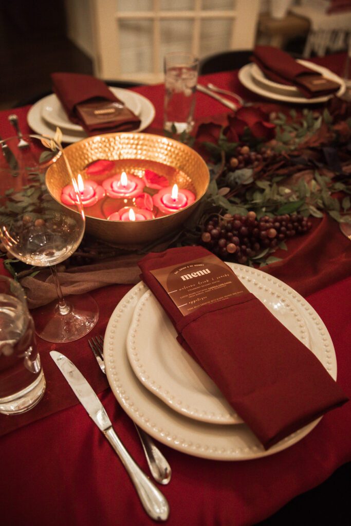 Ruby Red Dinner Party - Easy Party Theme!