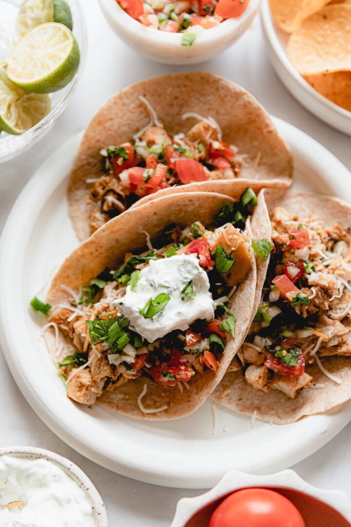 The Best Easy Chicken Taco Recipe - 30 Minute Dinner