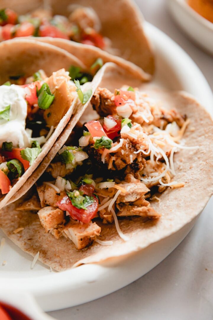 The Best Easy Chicken Taco Recipe - 30 Minute Dinner
