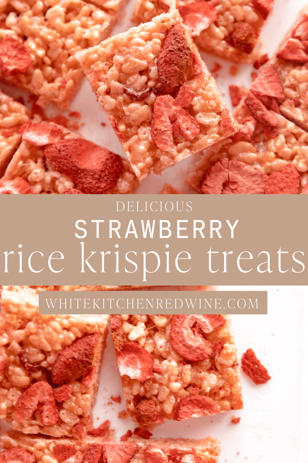 CUTE Dessert! Pink Rice Krispie Treats