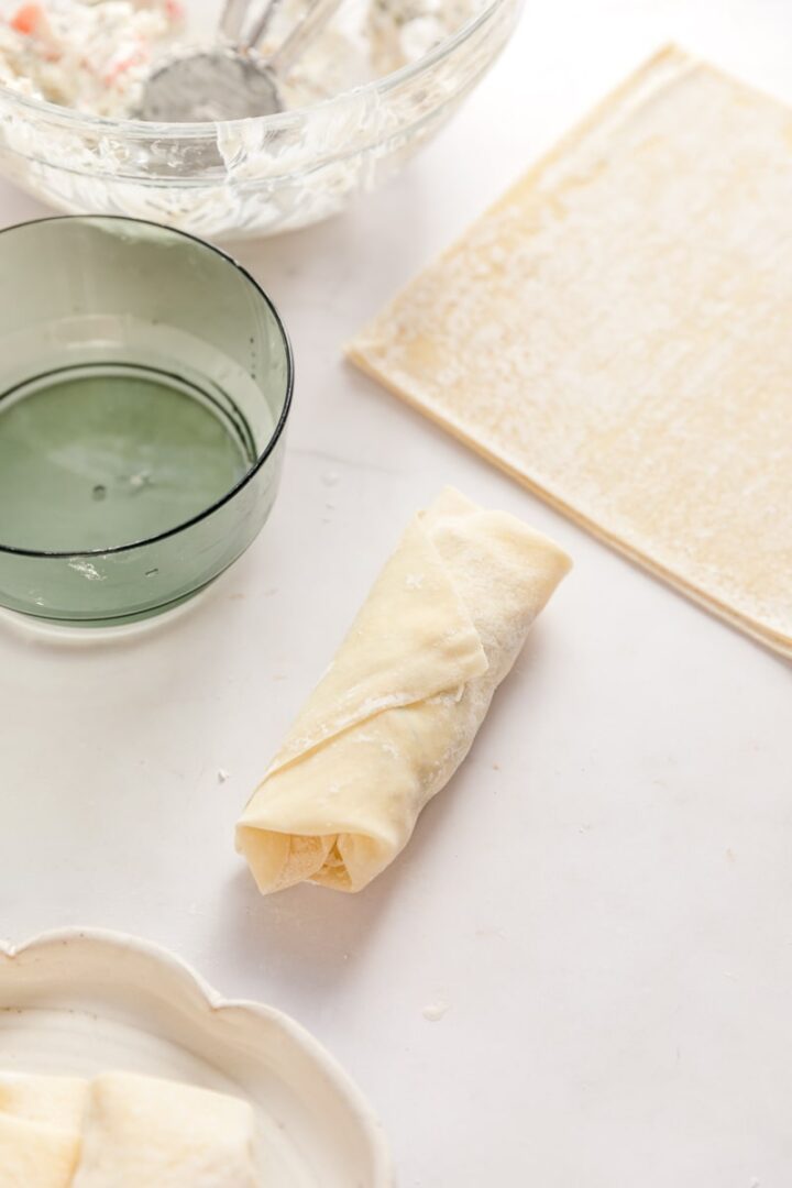 Everything Bagel Egg Rolls | Easy Appetizer!