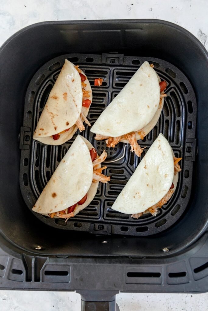 Air Fryer Mini Tacos with Rotisserie Chicken - White Kitchen Red Wine