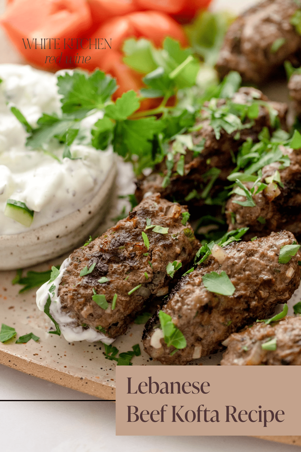 Easy Beef Kofta Recipe - 30 Minute Meal! - White Kitchen Red Wine