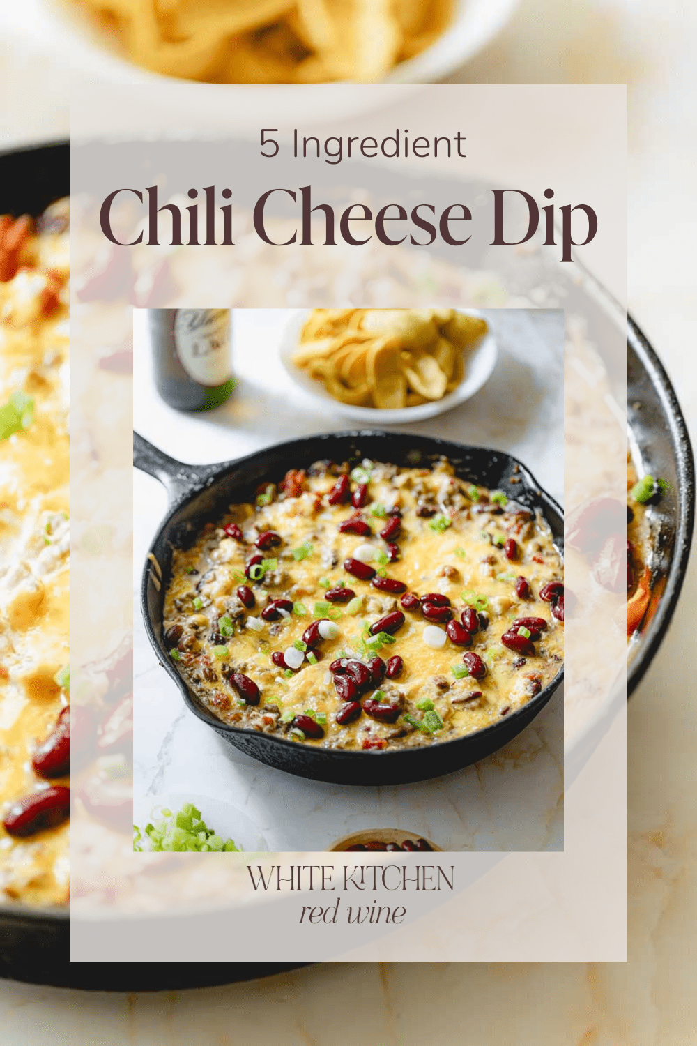 The Best 5-Ingredient Chili Cheese Dip (Game Day Must!) - White Kitchen ...